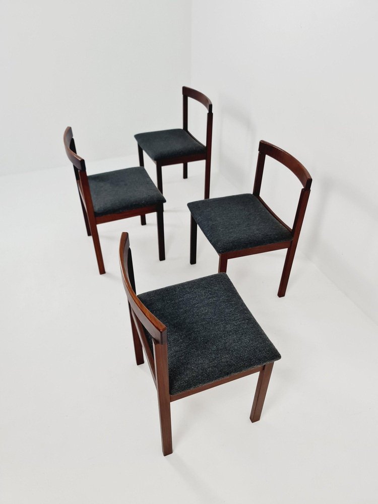 Mid-Centruy Teak Dining Table and Chairs by Pippo for Asko, 1960s, Set ...