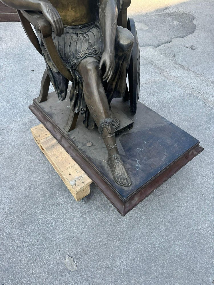Bronze Roman Sculpture, 1950s for sale at Pamono