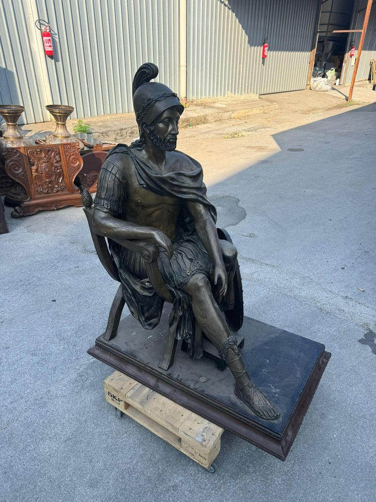Bronze Roman Sculpture, 1950s for sale at Pamono