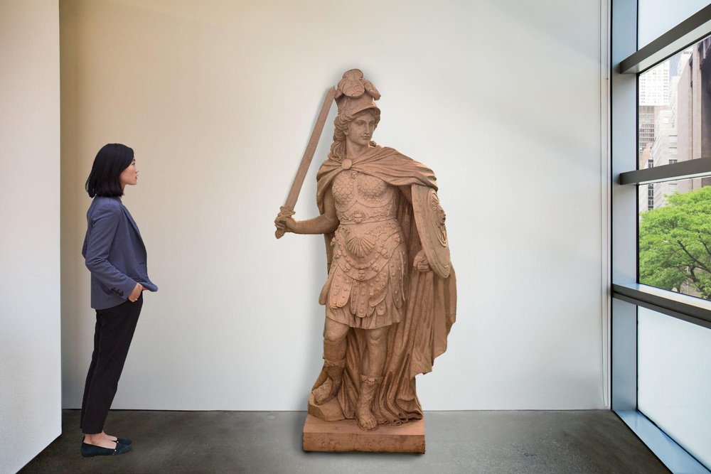 Italian Artist, Sculpture of Minerva, 1920, Marble for sale at Pamono