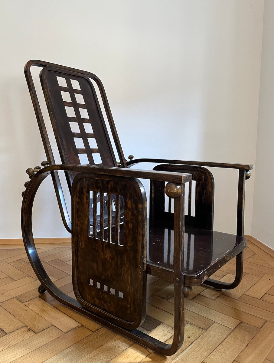 Fauteuil Jugendstil Original „Sitzmaschine“ par le Prof. Josef Hoffmann ...