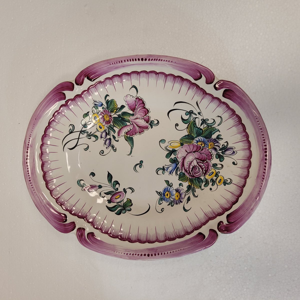 Vegetable Tureen with Lid and Plate from Strasburg Luneville Porcelain ...
