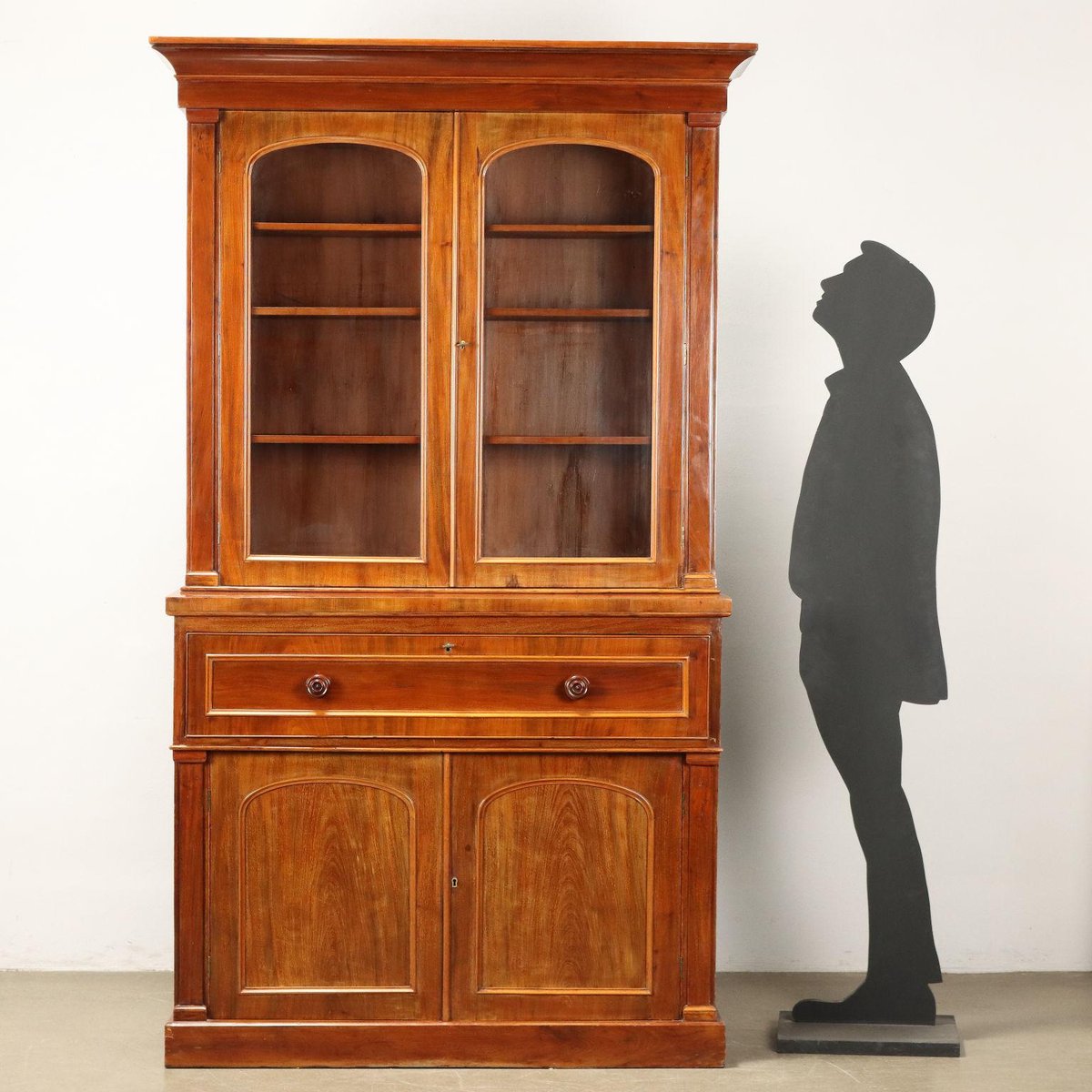 English Bookshelf in Mahogany for sale at Pamono