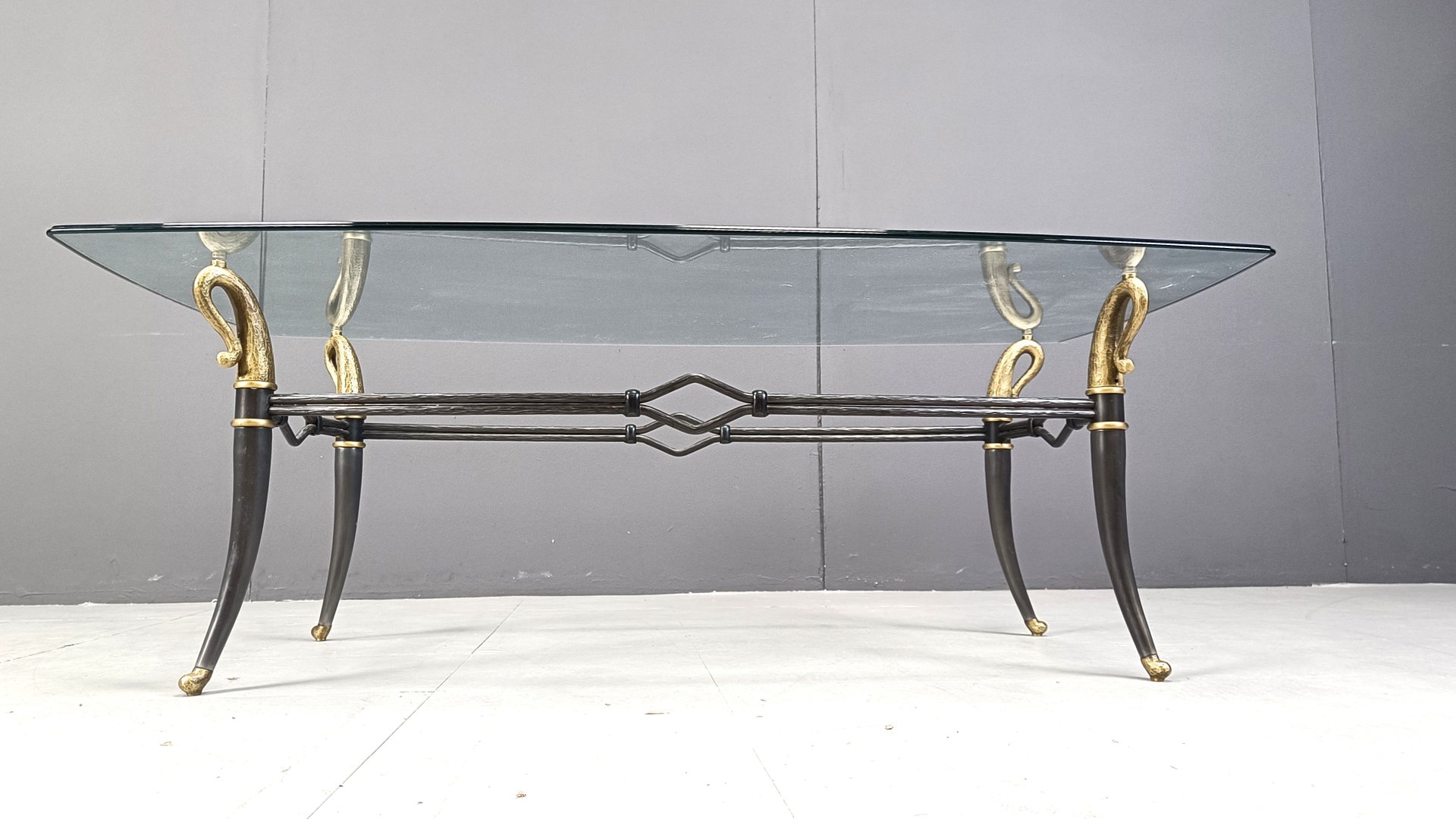 Mid-Century Hollywood Regency Coffee Table, 1960s for sale at Pamono