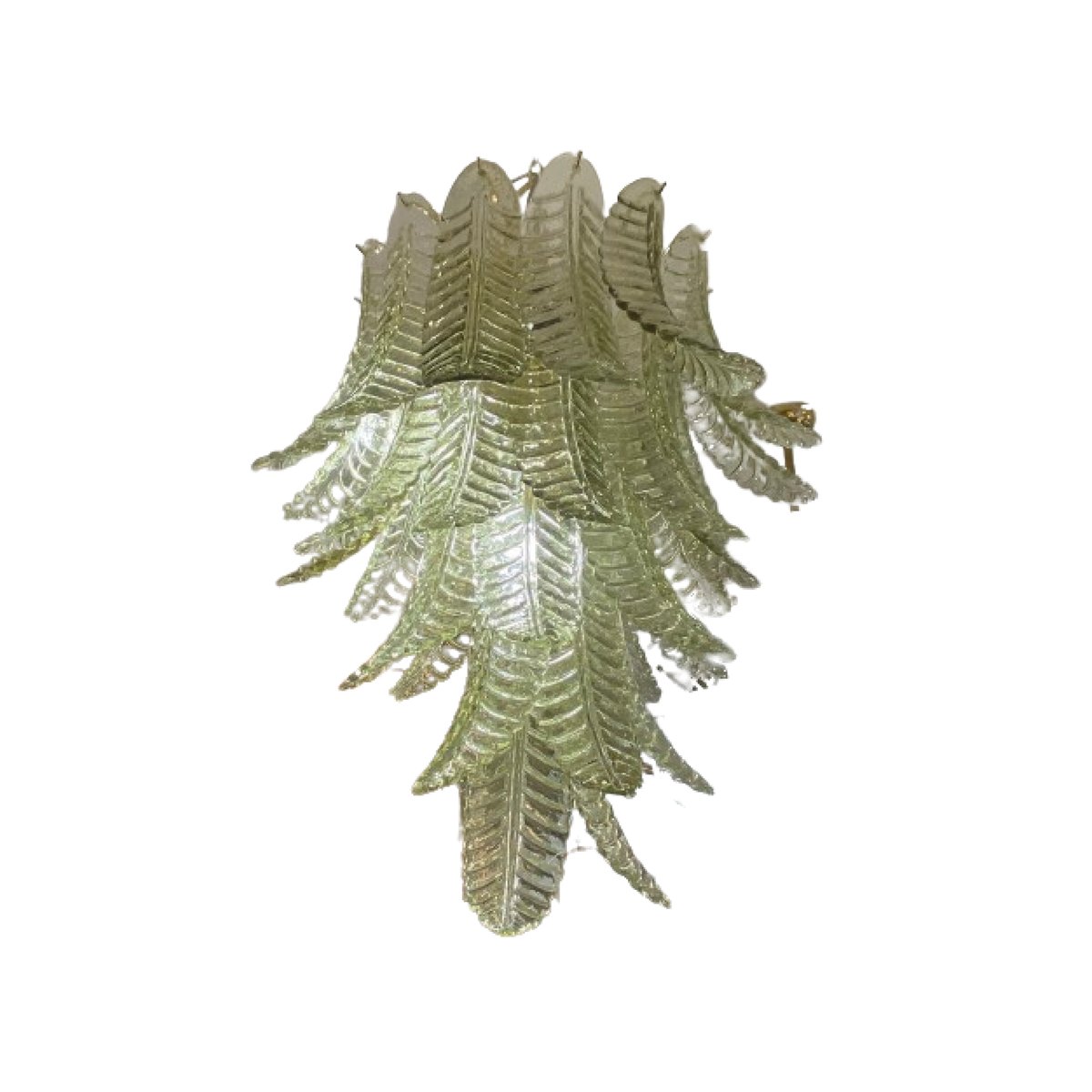Murano Green Fern Lamp for sale at Pamono
