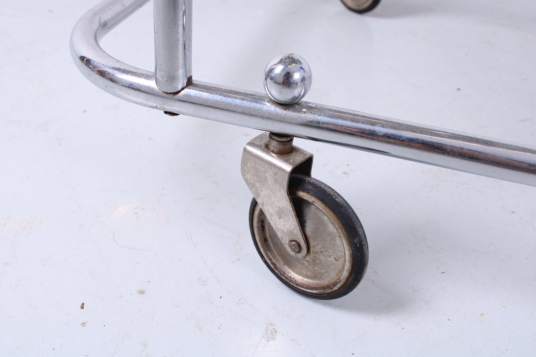 Art Deco Chrome and Glass Trolley Cart from Gispen, 1930s for sale at ...