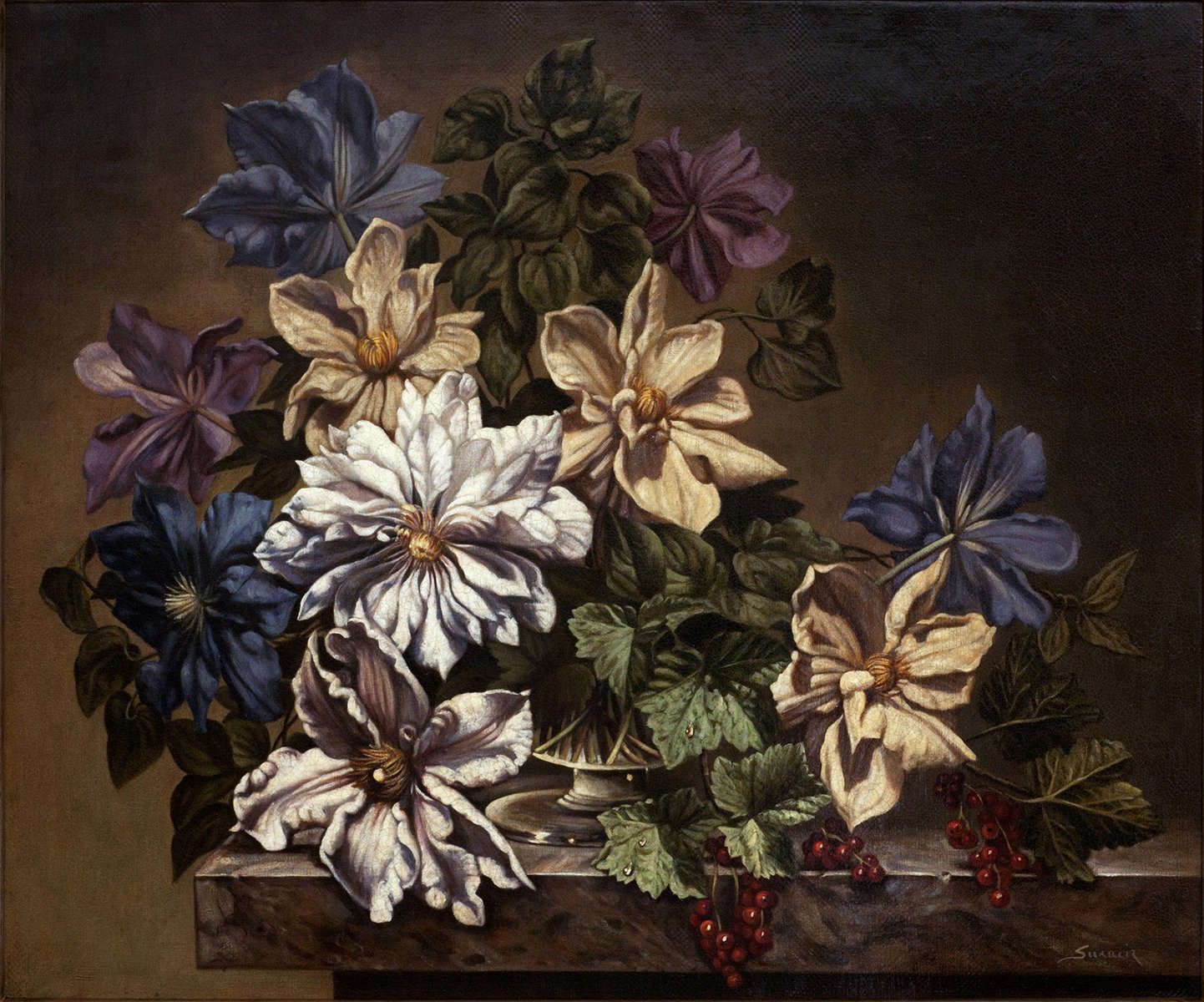 Roberto Suraci, Floral Still Life, 2006, Oil on Canvas for sale at Pamono