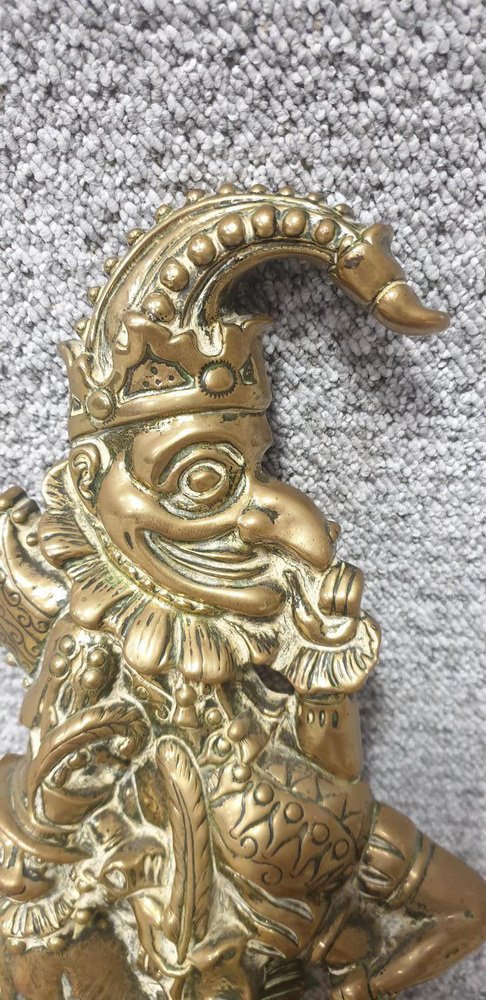 Victorian Door Stop in Brass for sale at Pamono