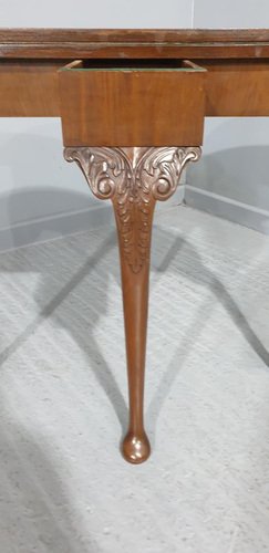 Burr Walnut Game or Console Table for sale at Pamono