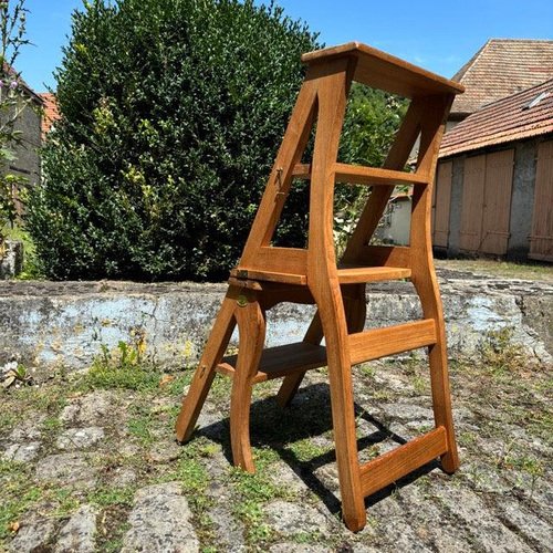 Vintage Ladder Side Chair in Teak for sale at Pamono