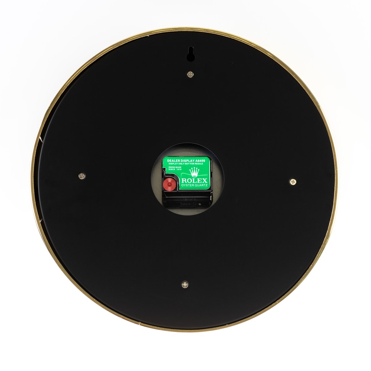 Gold Daytona Wall Clock from Rolex, 2010s for sale at Pamono