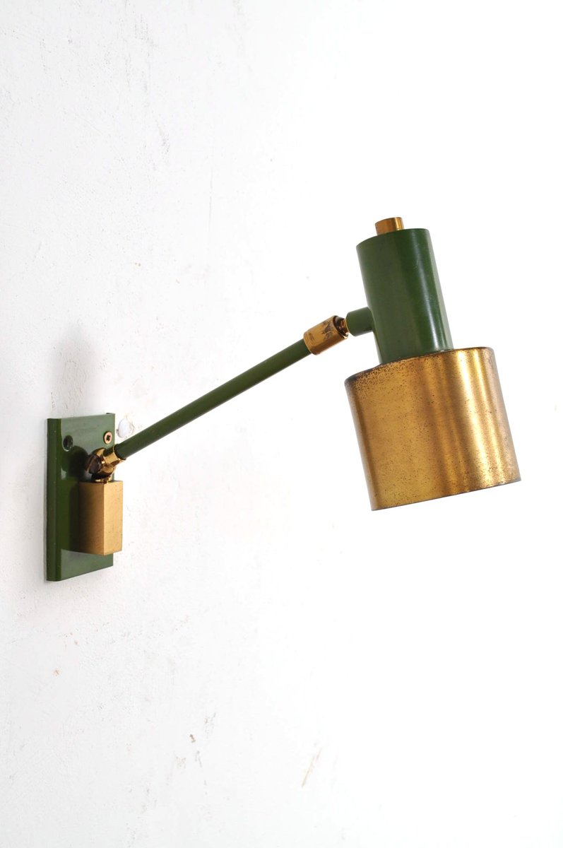 Vintage Italian Wall Light, 1950s, Set of 2 for sale at Pamono