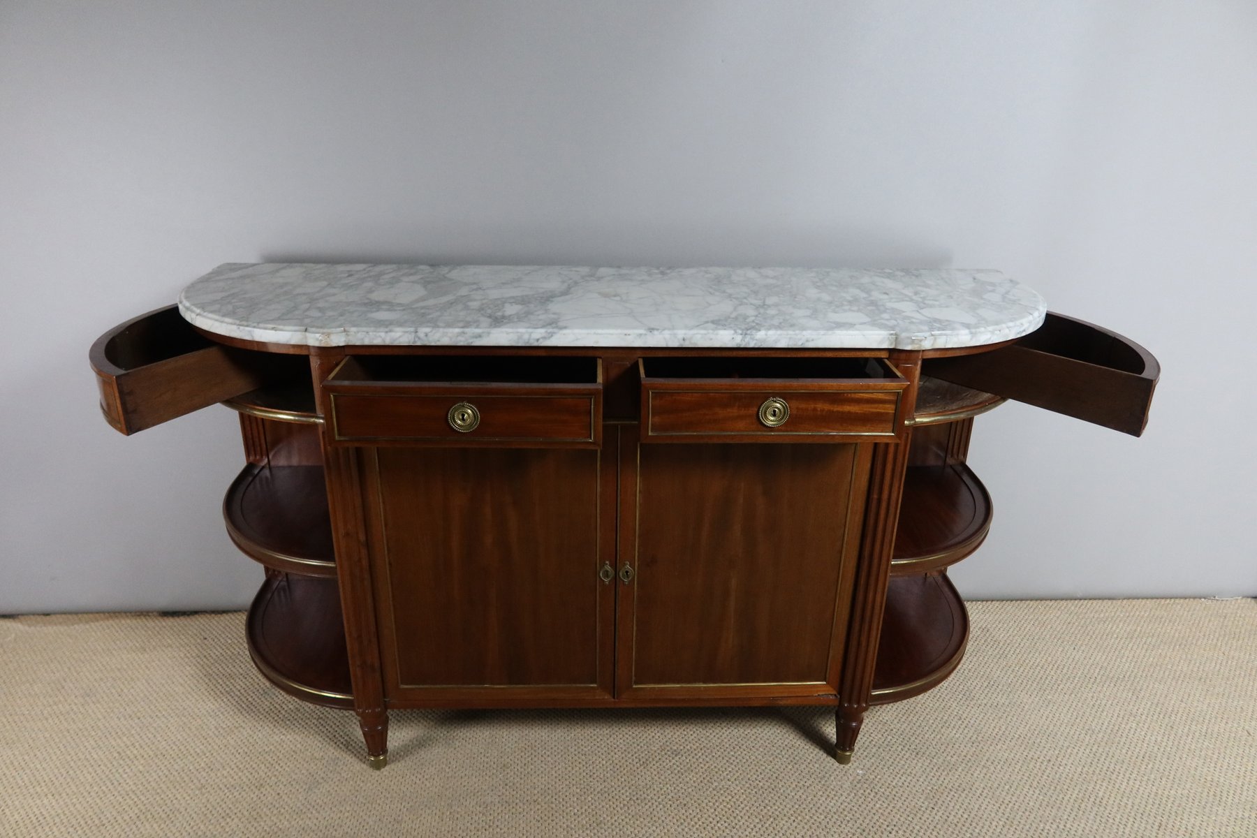 Louis XVI Mahogany Sideboard for sale at Pamono