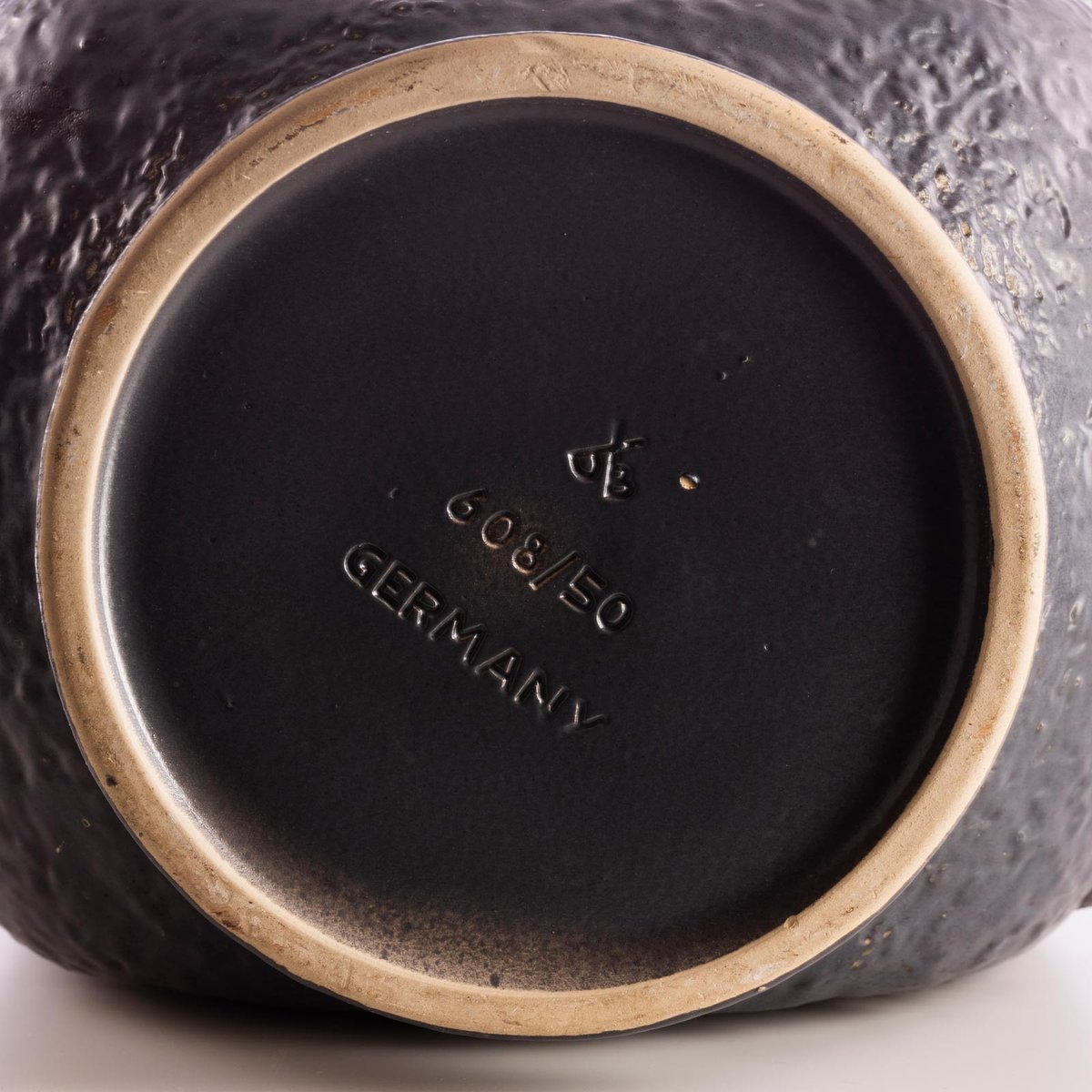 Large Fat Lava Model 608/50 Red Fire Floor Vase by Dumler & Breiden, Germany, 1960s for sale at ...