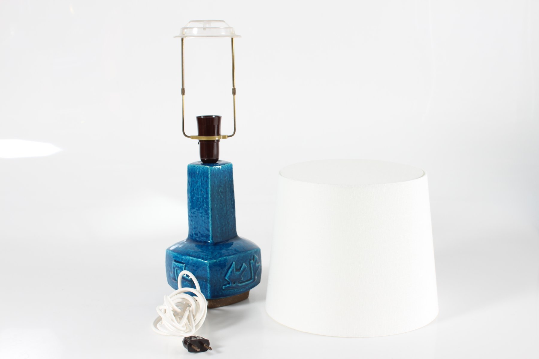 Stoneware Table Lamp by Jørgen Mogensen for Royal Copenhagen, 1970s for ...