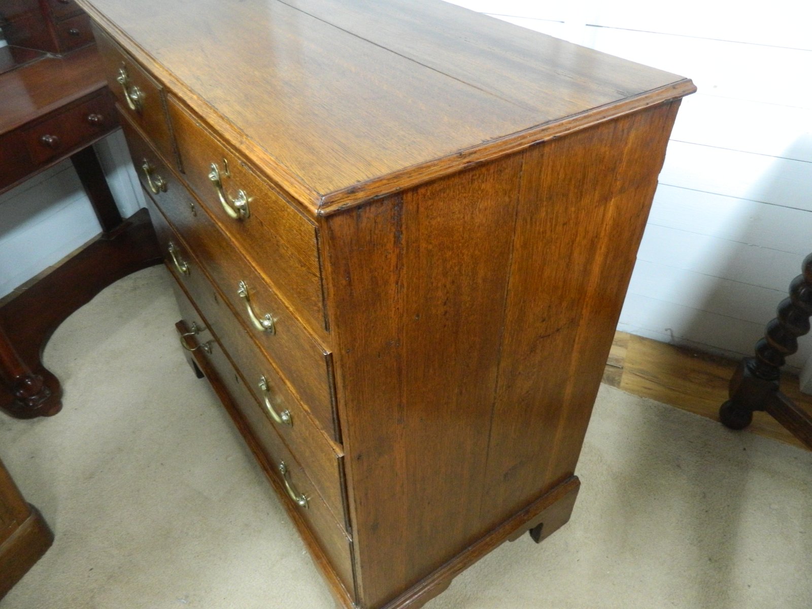 Oak Chest of Drawers, 1890s for sale at Pamono