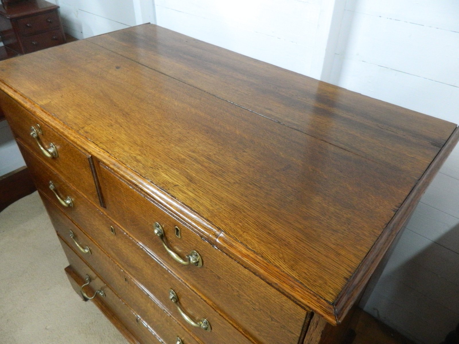 Oak Chest of Drawers, 1890s for sale at Pamono