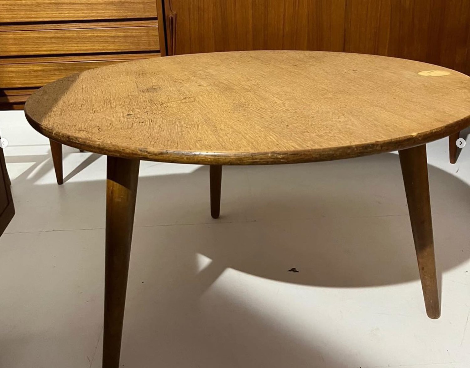 Coffee Table AT-8 by Hans J. Wegner for Andreas Tuck, 1950s for sale at ...