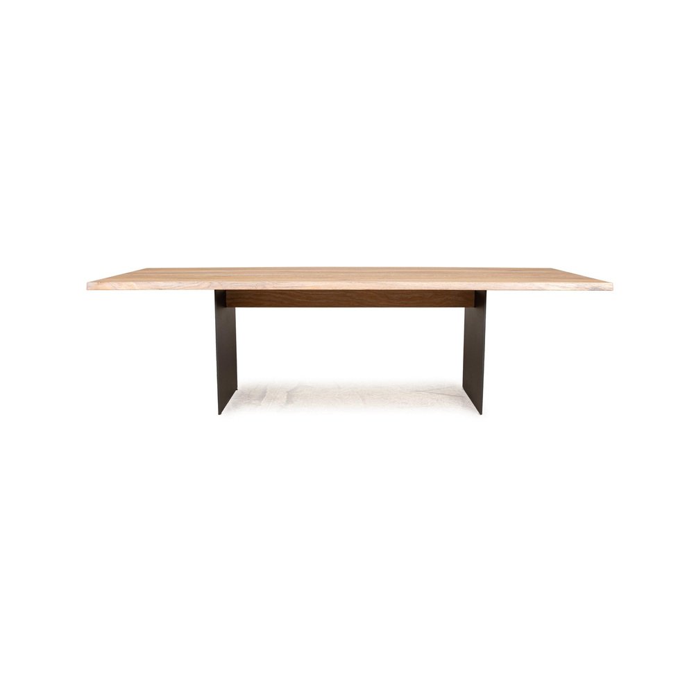 Asco Duo Rustical Holt Dining Table in Brown Oak for sale at Pamono