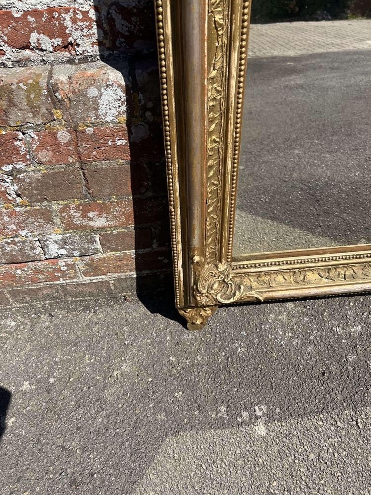 Large Antique Italian Silver/Gilt Mirror, 19th Century for sale at Pamono