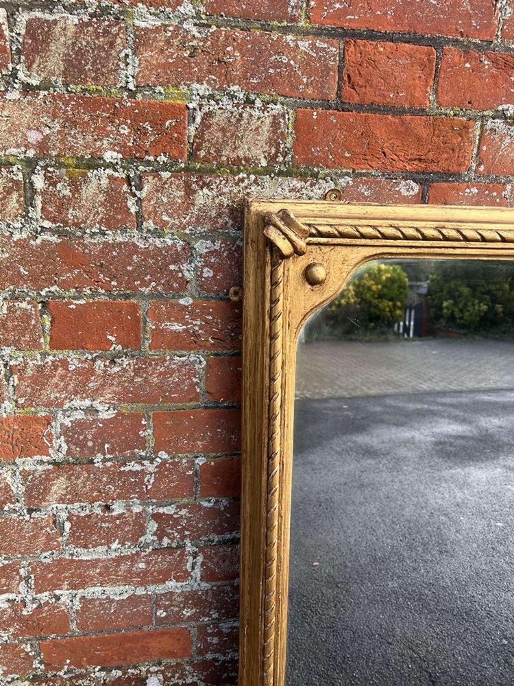 Large Antique 19th Century English Gilt Rope Twist Mirror for sale at ...