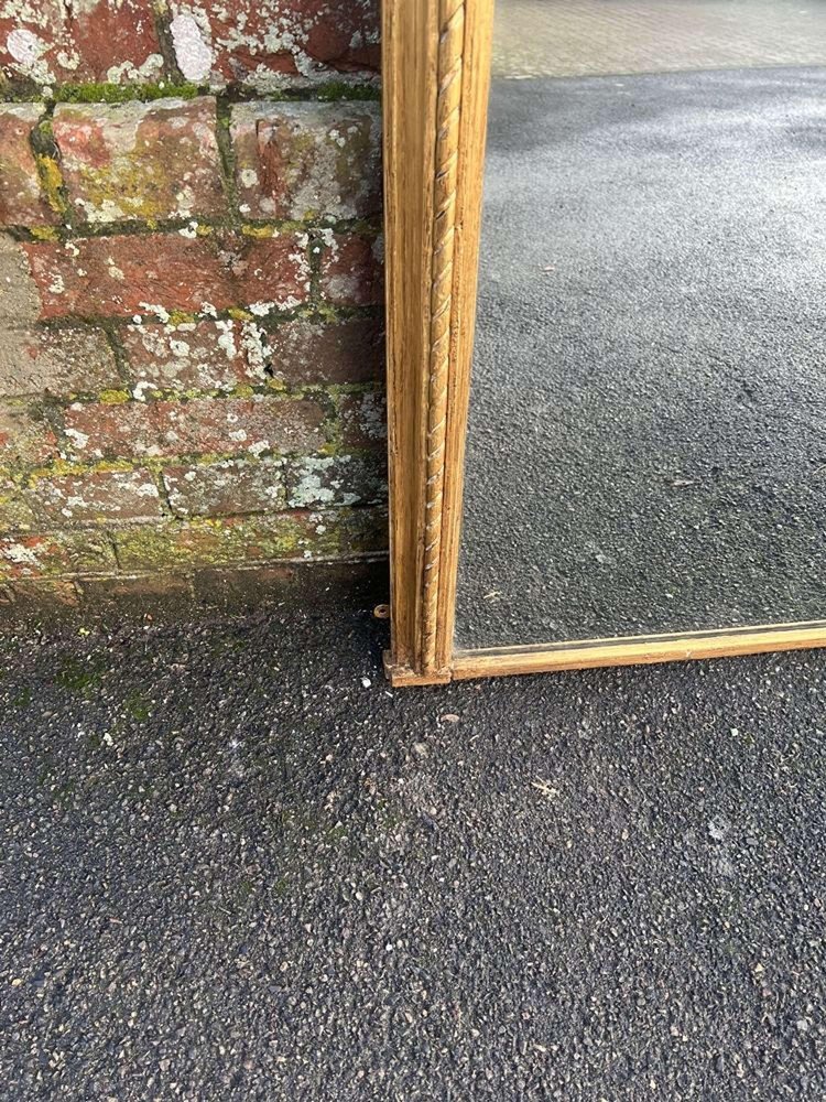 Large Antique 19th Century English Gilt Rope Twist Mirror for sale at ...