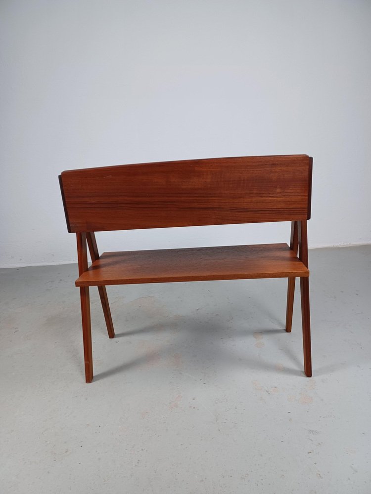 Fully Restored Danish Entry Table in Teak from Søren Rasmussen, 1950s ...