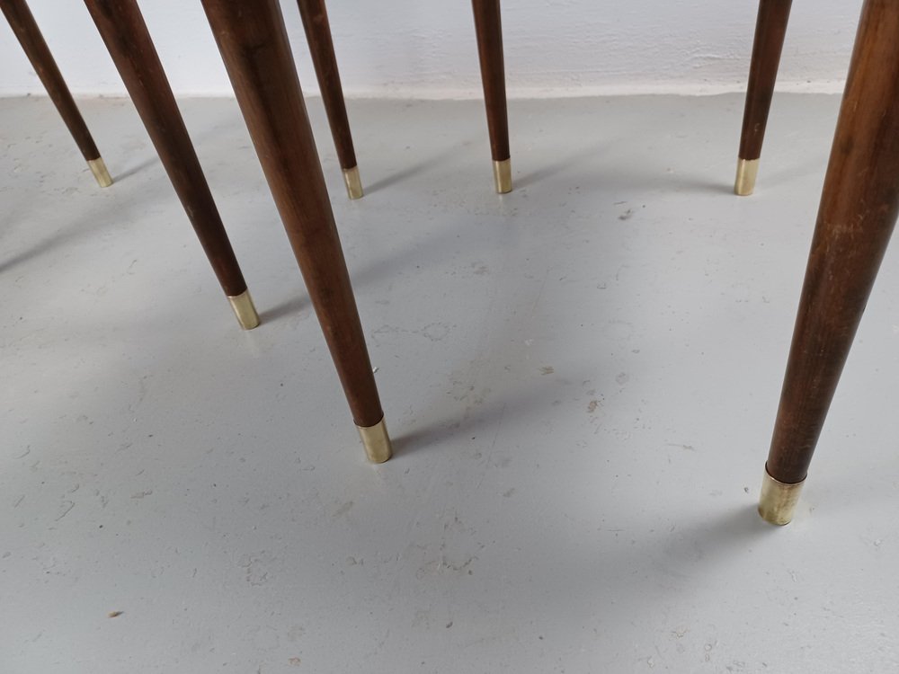 Restored Danish Art Deco Stools by Robert Rasmussen, 1930s, Set of 2 ...