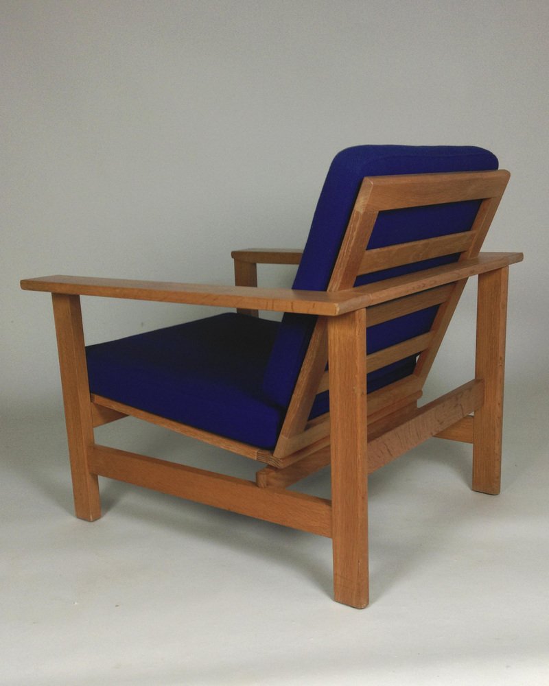 Danish Fully Restored Oak Easy Chair by Soren Holst for Fredericia ...