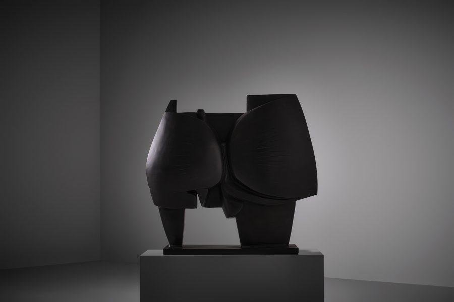 Large Abstract Bronze Sculpture by Maurice Perrenoud, 1890s for sale at ...