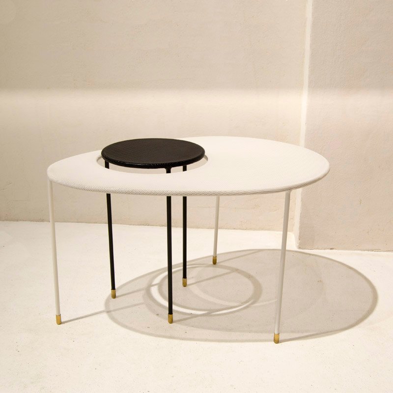 Kangaroo Coffee Tables by Mathieu Matégot, Set of 2 for sale at Pamono