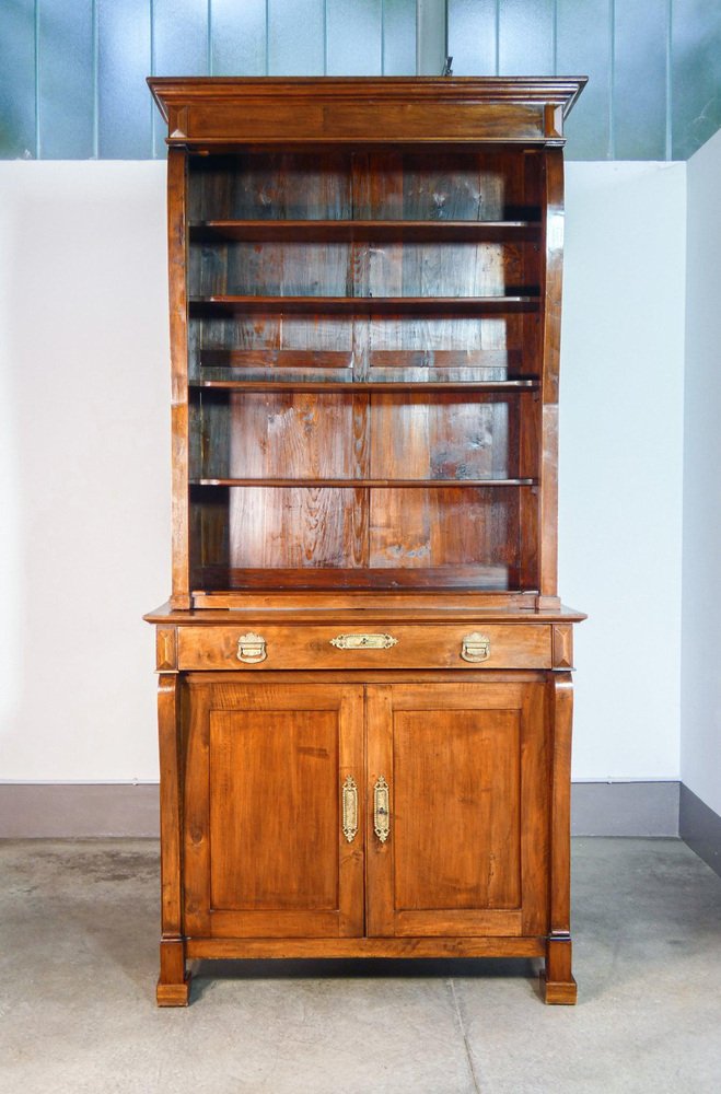 Large Bookcase in Walnut, 1800 for sale at Pamono