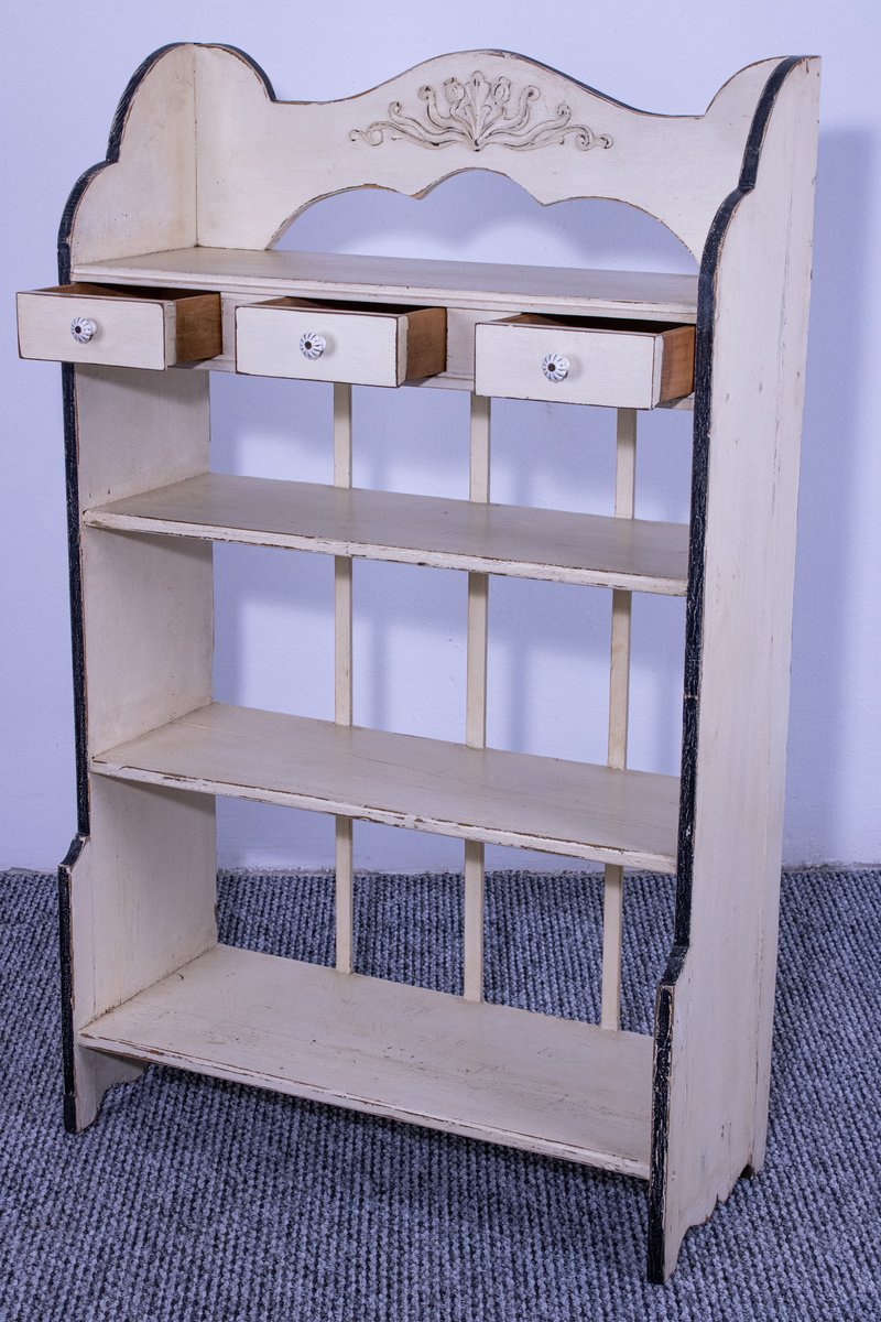 Antique Pine Kitchen Shelf Unit, 1920 for sale at Pamono