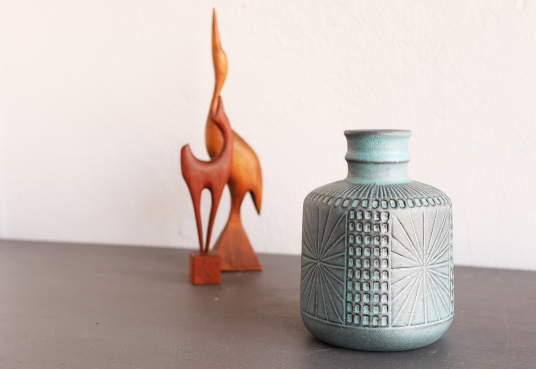 Mid-Century Scandinavian Modern Art Design Pottery Vase by Mari ...
