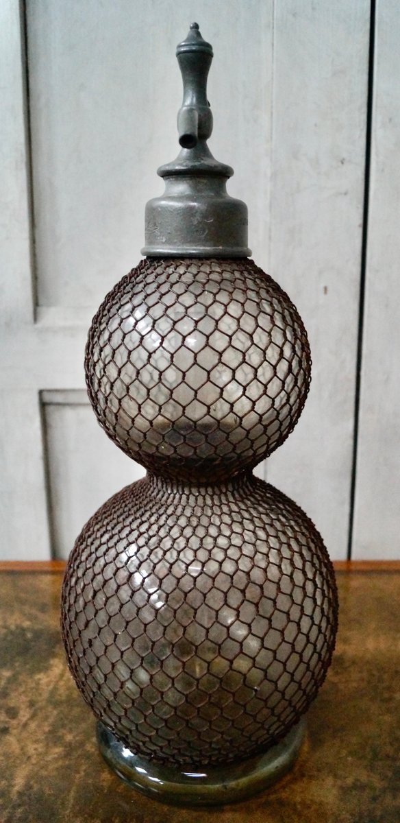 French Double Gourd Soda Syphon, 1890s for sale at Pamono