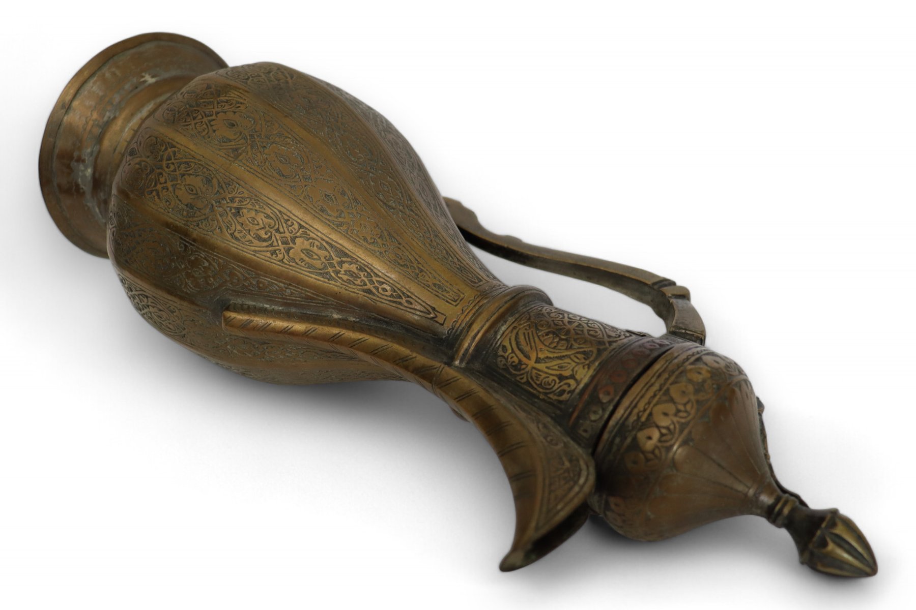 Antique Islamic Teapot in Brass Bukhara, 1900s for sale at Pamono