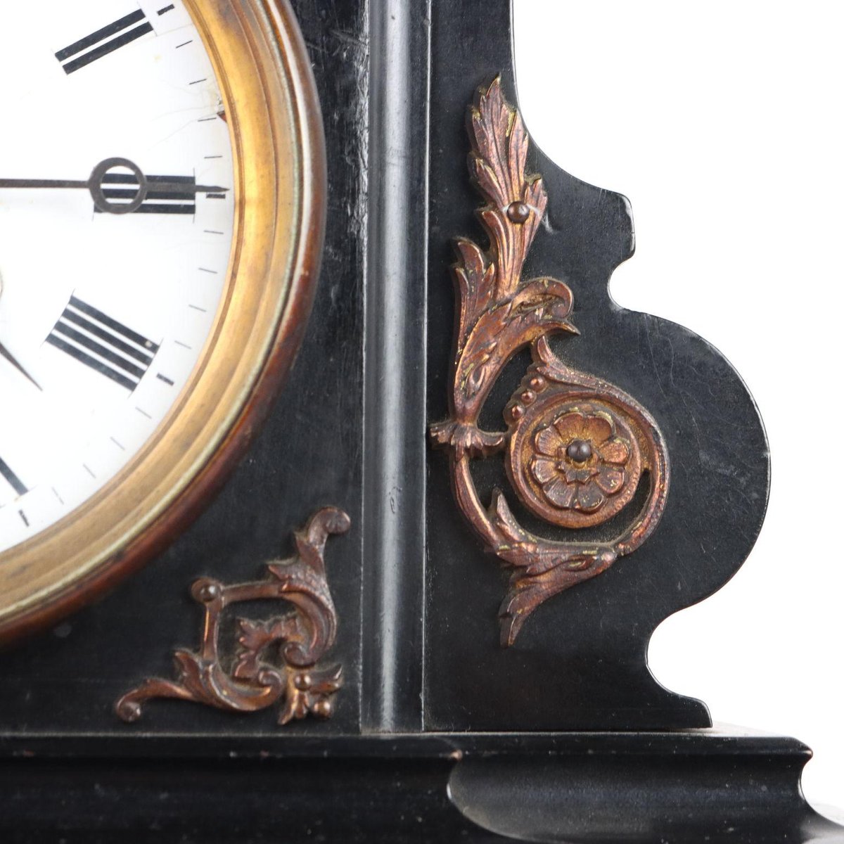 Wooden Freestanding Clock for sale at Pamono