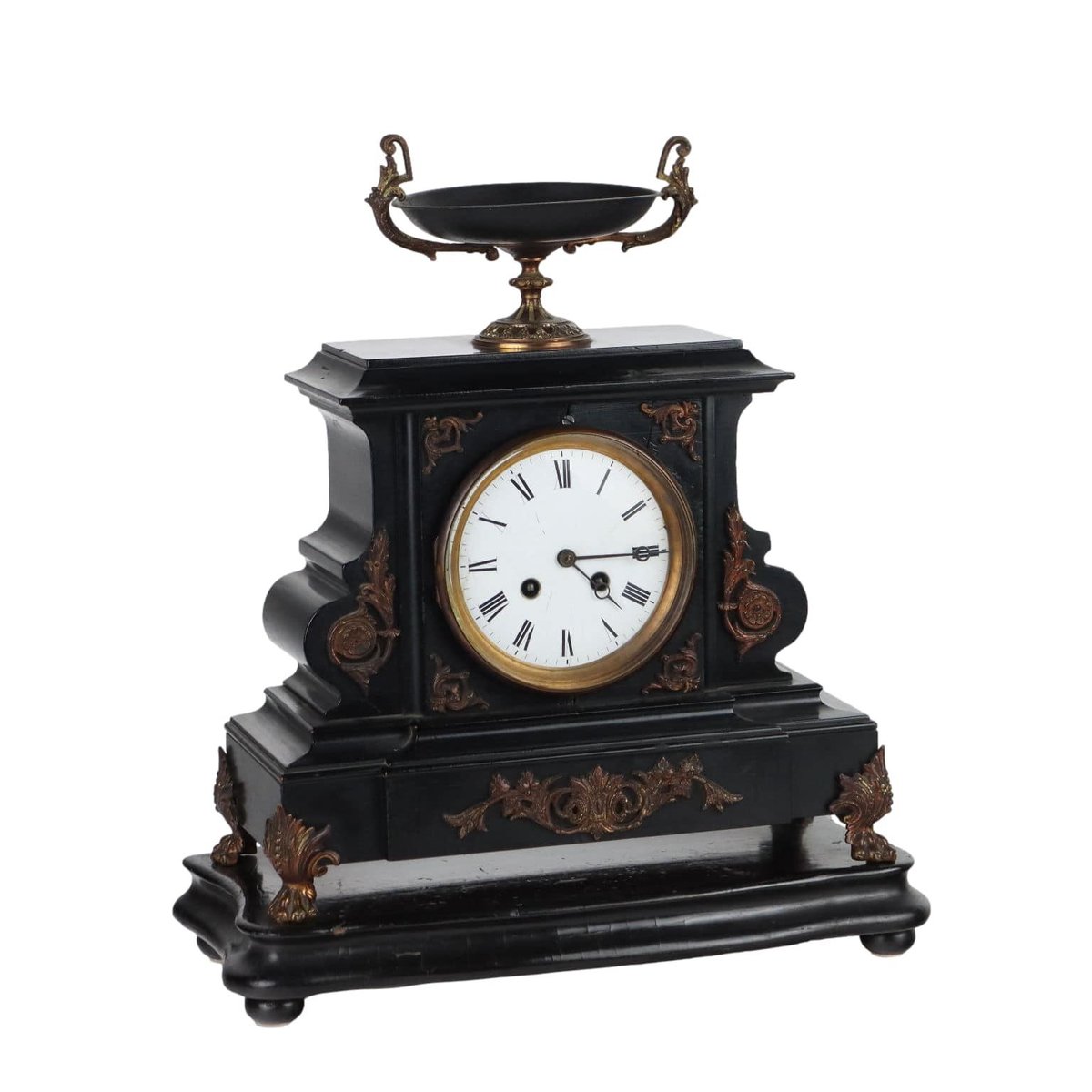Wooden Freestanding Clock for sale at Pamono