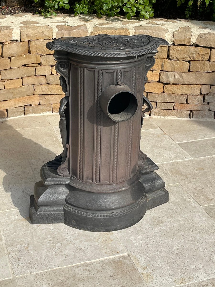 Napoleon III Cast Iron Stove for sale at Pamono