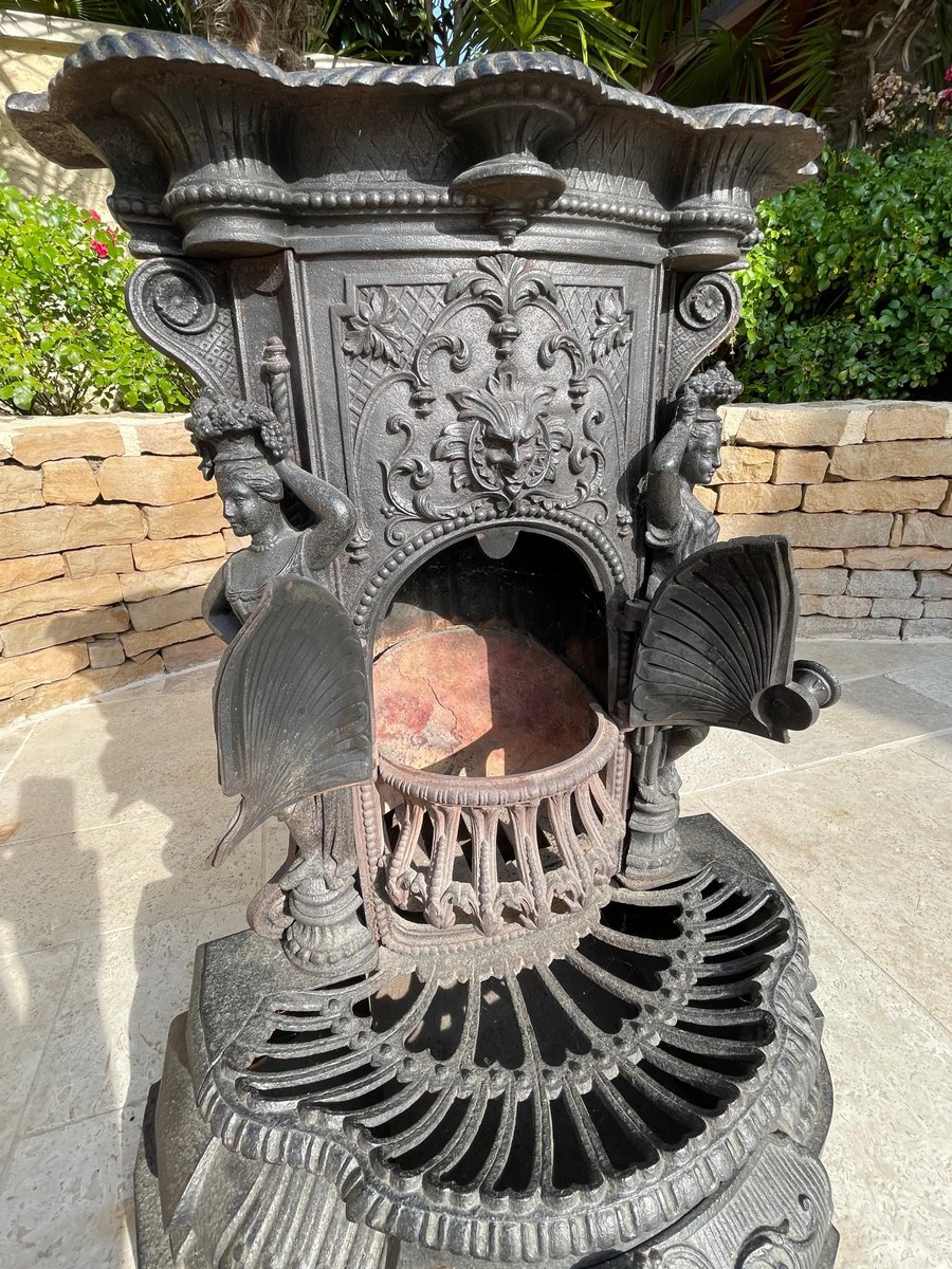 Napoleon III Cast Iron Stove for sale at Pamono