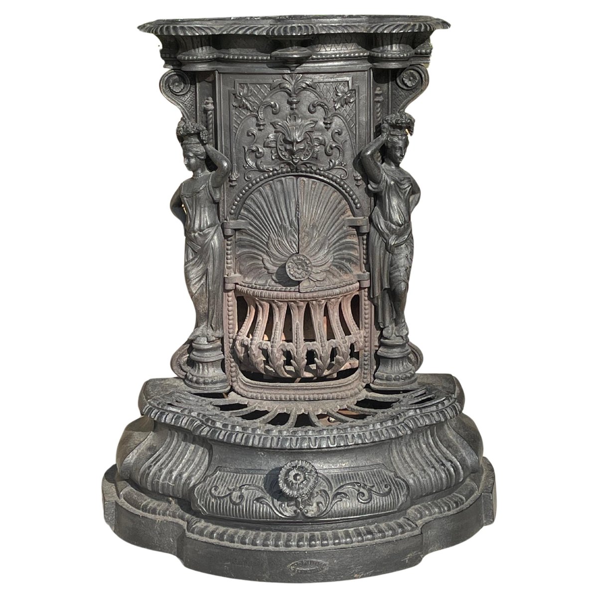 Napoleon III Cast Iron Stove for sale at Pamono