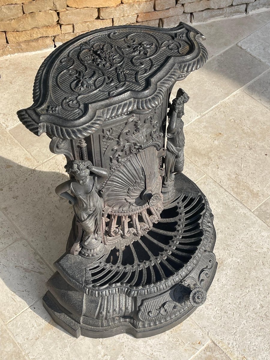 Napoleon III Cast Iron Stove for sale at Pamono