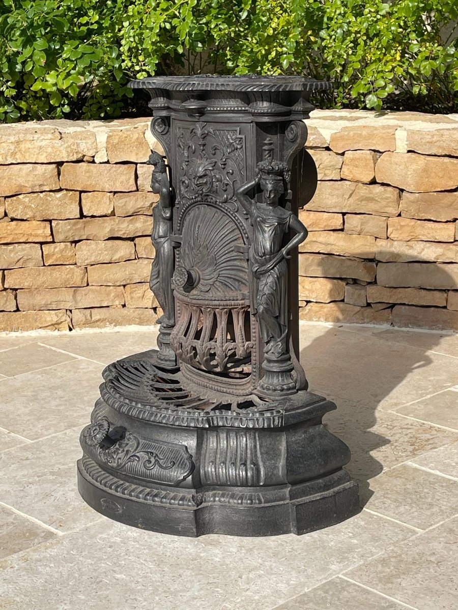 Napoleon III Cast Iron Stove for sale at Pamono