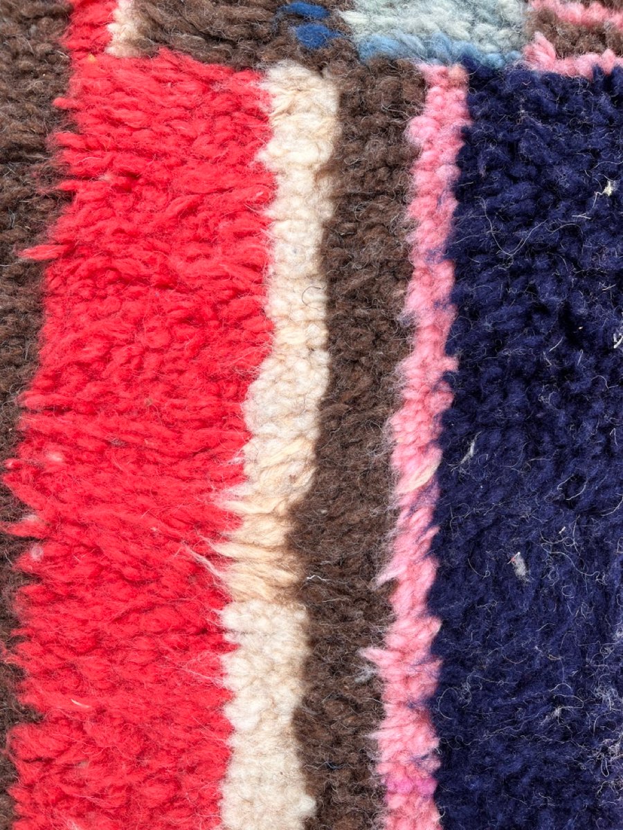 Mid-Century Moroccan Berber Area Wool Rug for sale at Pamono