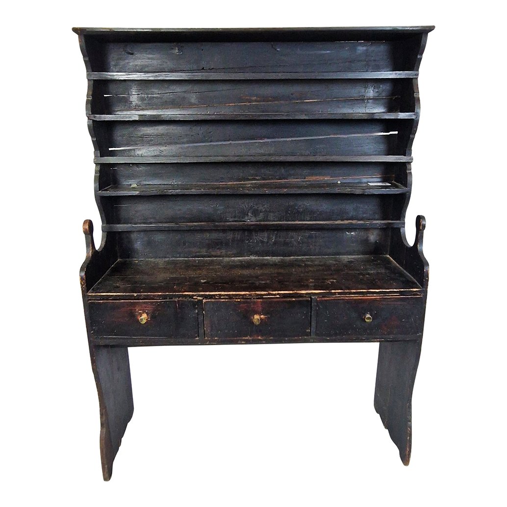 English Wooden Plate Rack for sale at Pamono