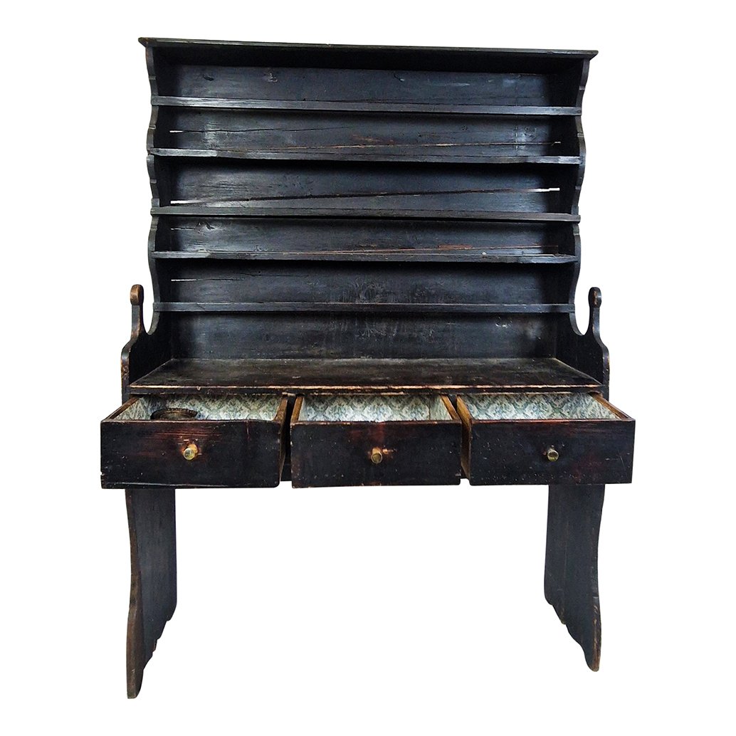 English Wooden Plate Rack for sale at Pamono