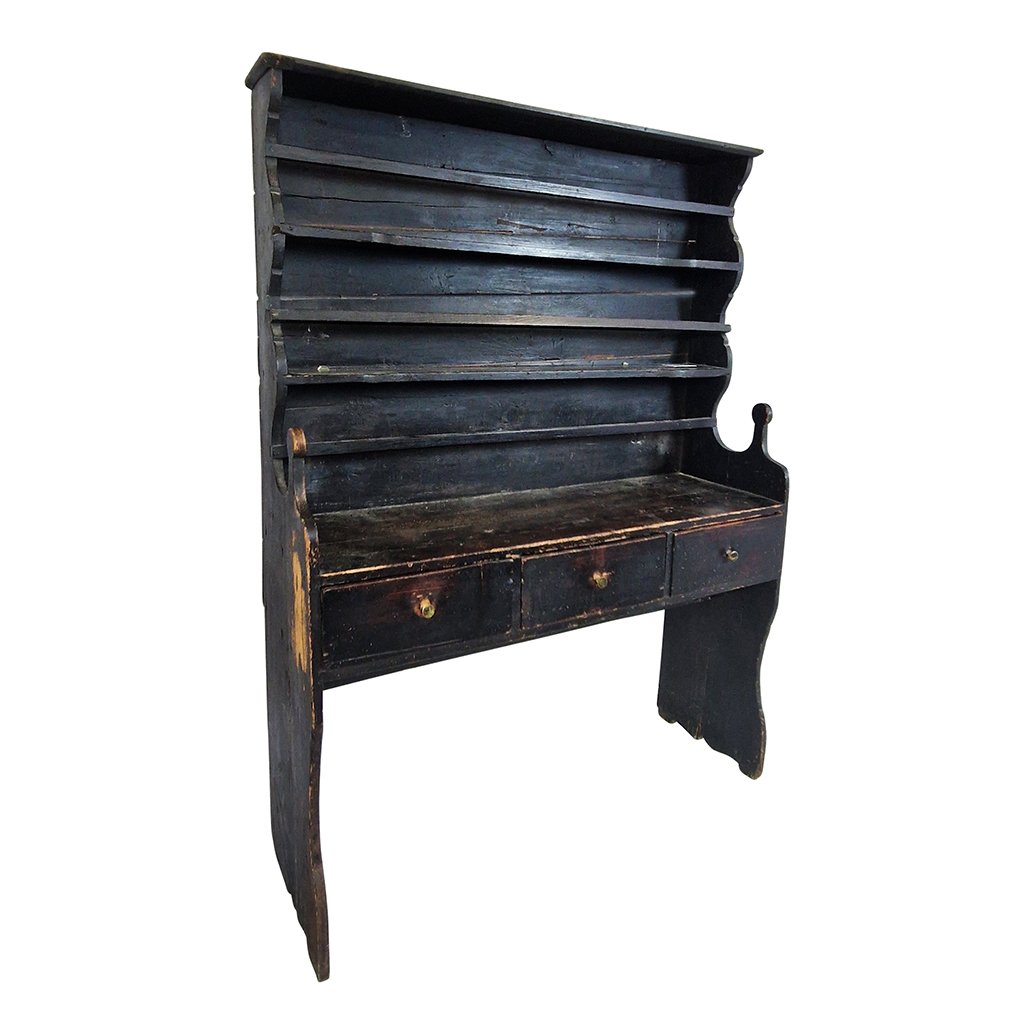 English Wooden Plate Rack for sale at Pamono
