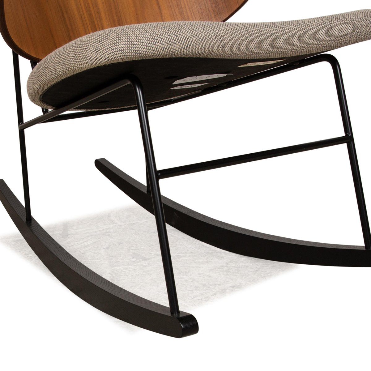 Audo Penguin Rocking Chair Wooden Chair Brown Beige Walnut Iconic ...