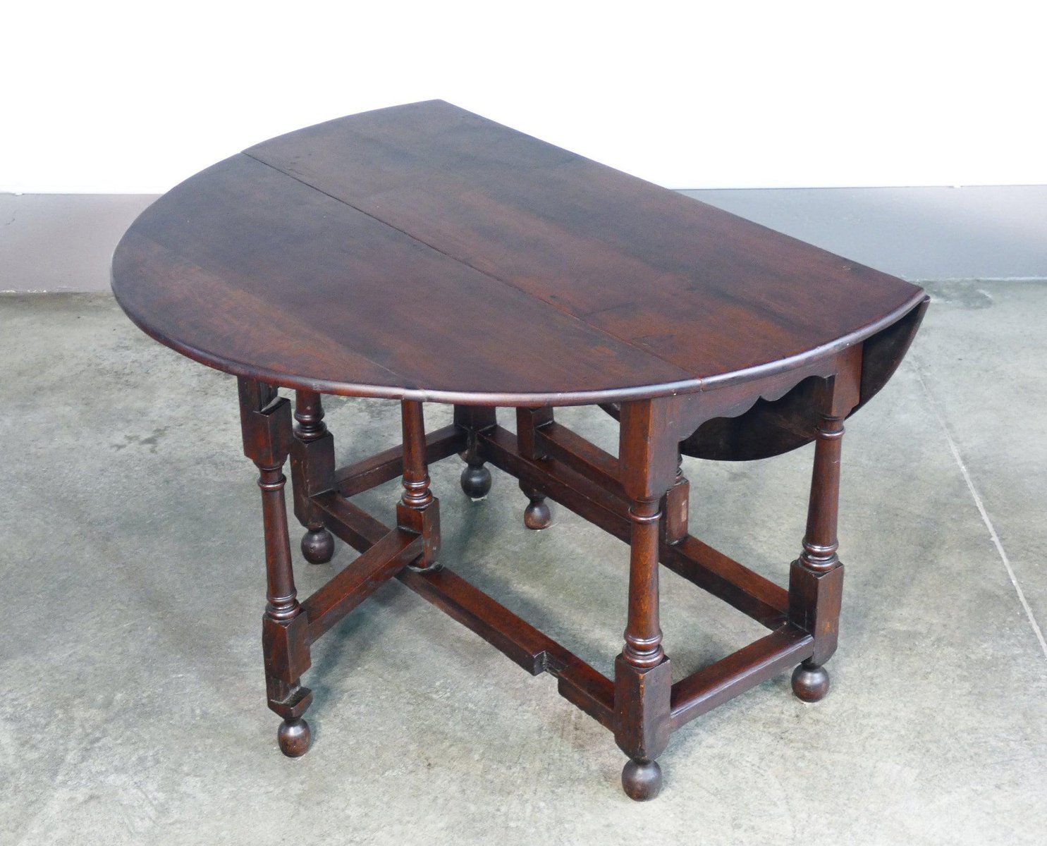 Oak Slatted Table, 1800s for sale at Pamono