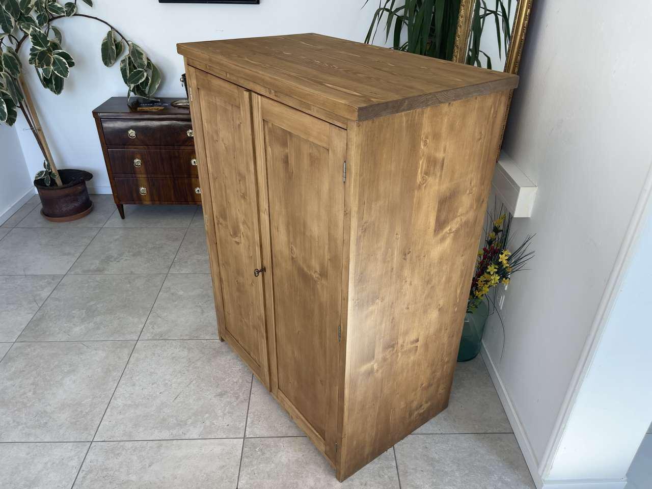 Rustic Wooden Cabinet for sale at Pamono